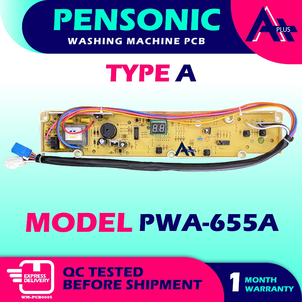 PWA-655A PENSONIC Washing Machine PCB Board PWA 655A PWA-655 BOARD ...