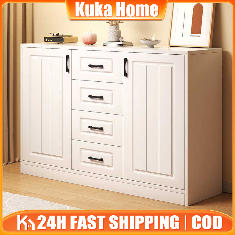 💫Almari Dapur Storage Cabinet With Door Bedroom Clothes Cabinet ...