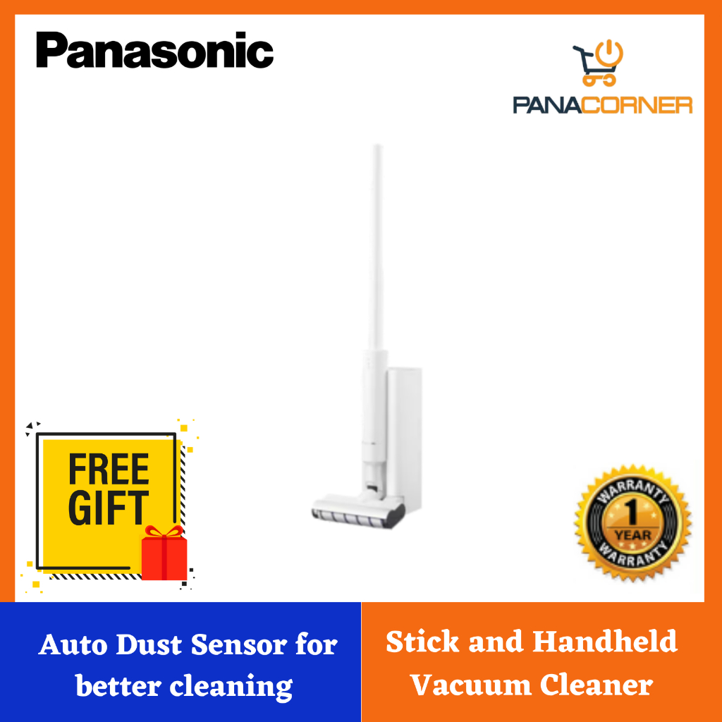Panasonic Stick and Handheld Vacuum Cleaner MC-KC1W247 - (FREE GIFT ...