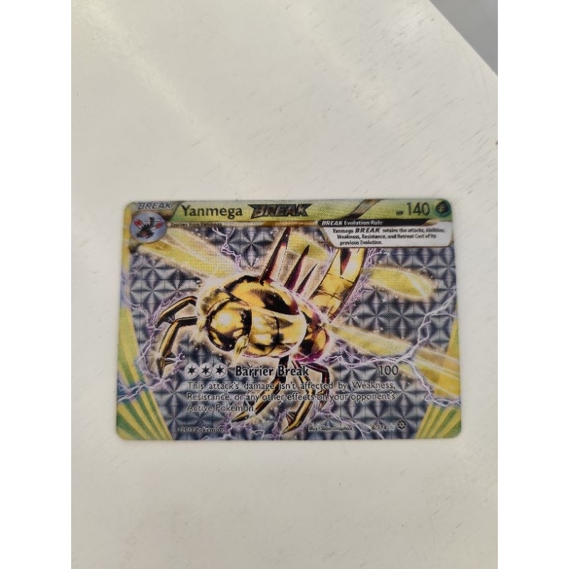 POKÉMON CARD ~ YANMEGA (BREAK) (GOLD) | Shopee Malaysia