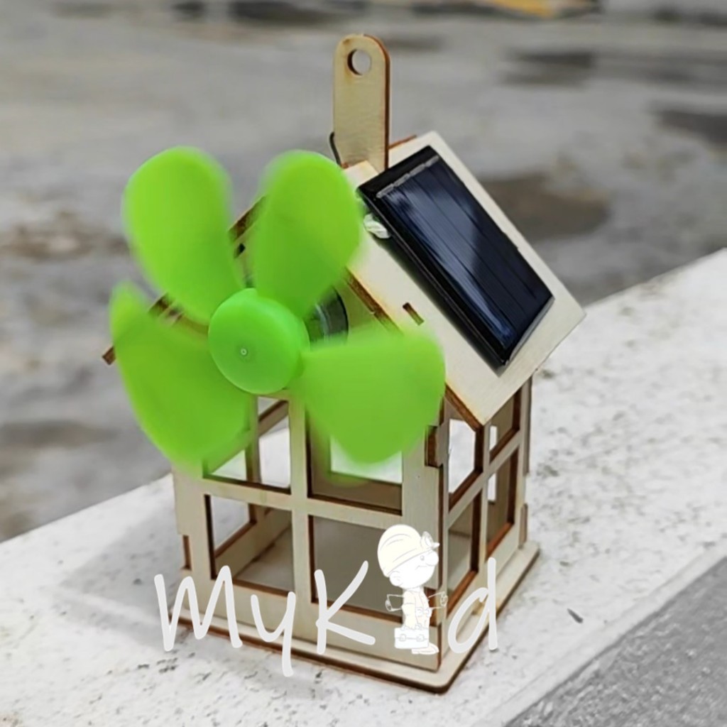 Projek RBT Kipas Solar - DIY Kipas Bersensor - Wooden Assembled ...