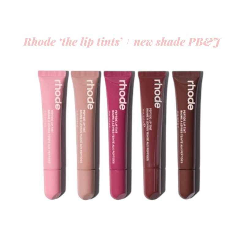 rhode peptide lip tint set (new shade pb&j) | Shopee Malaysia