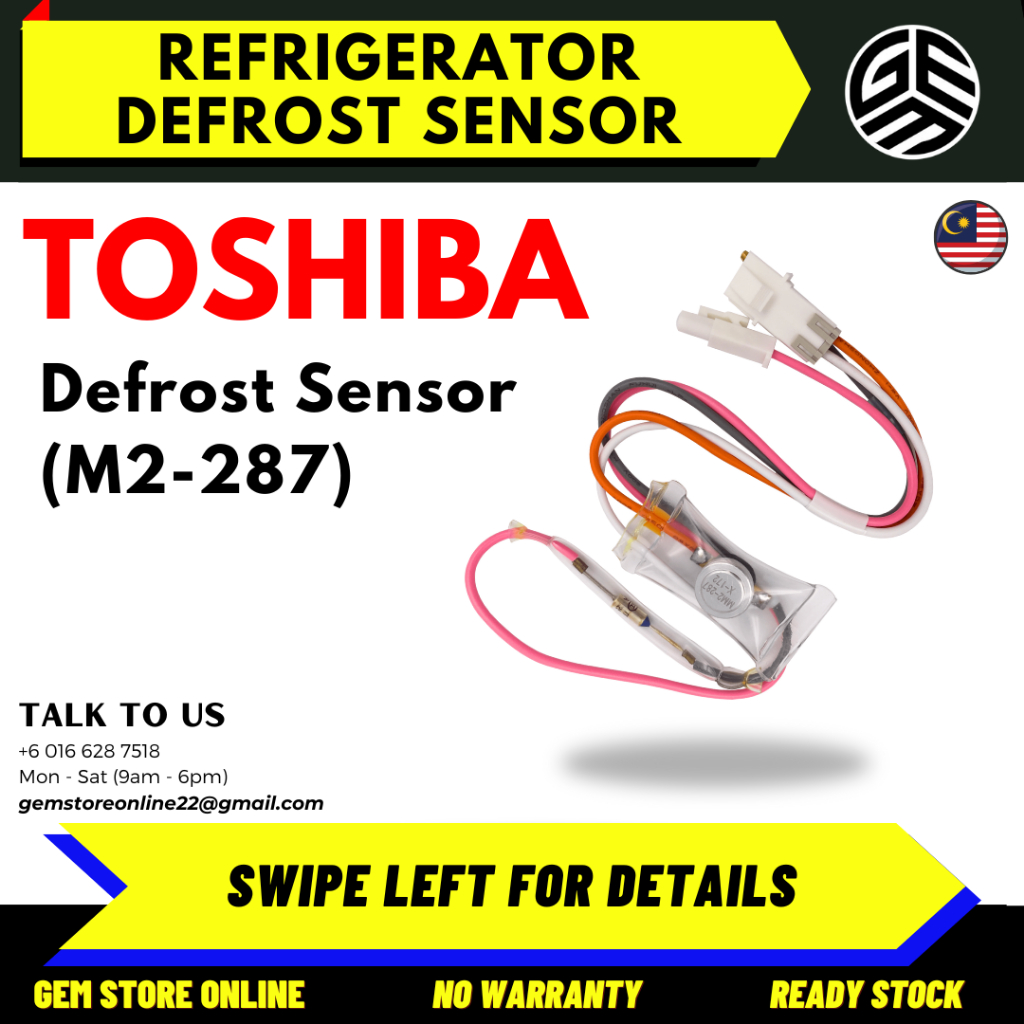 ( M2-287 ) TOSHIBA Refrigerator Thermostat Sensor / Refrigerator Sensor / Sensor Peti Sejuk ...