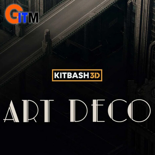 KITBASH3D | ART DECO | 3D ASSETS | BLENDER | 3DS MAX | FBX | OBJ | HOUDINI | MAYA | UNITY ...