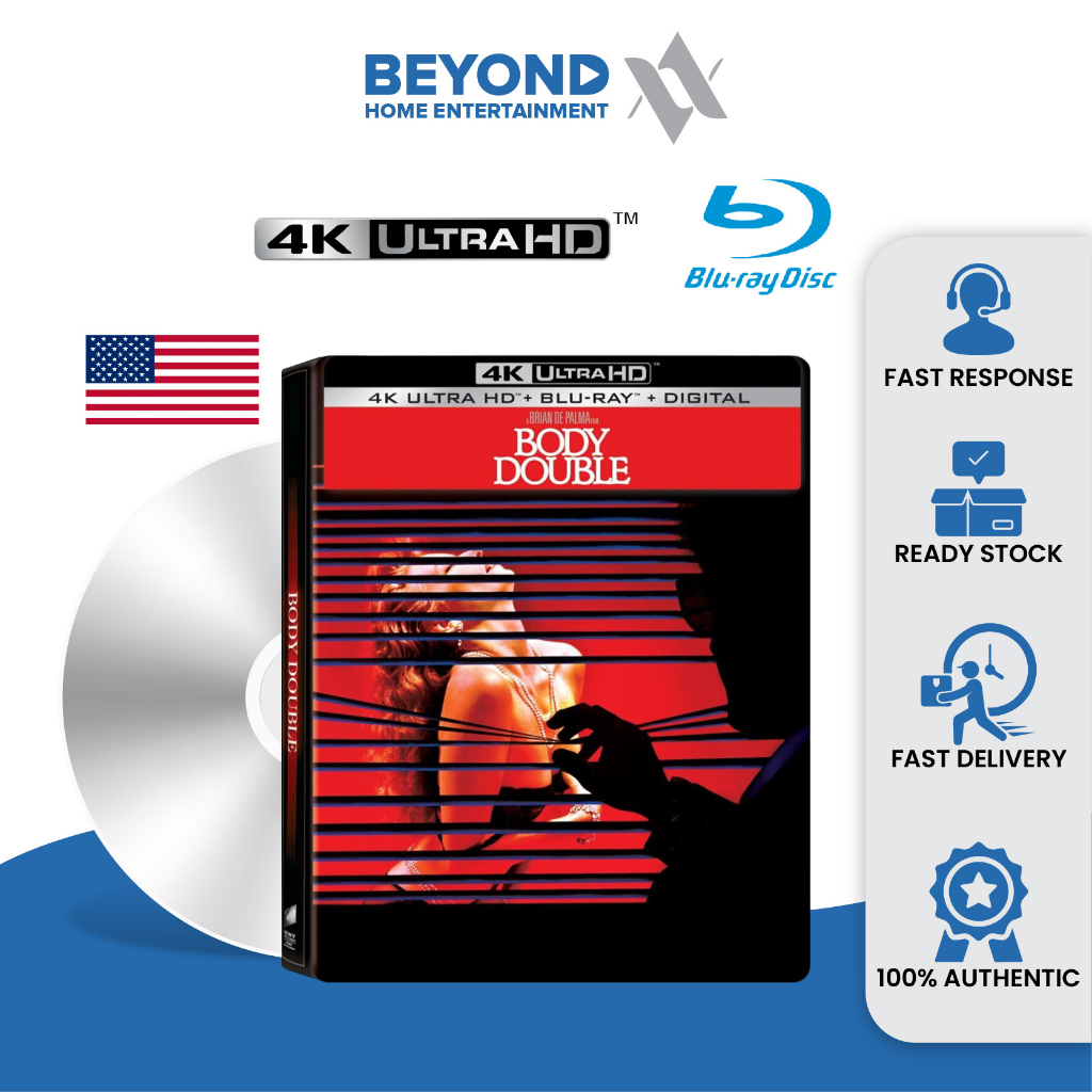 Body Double Steelbook [4K Ultra HD + Bluray] | Shopee Malaysia