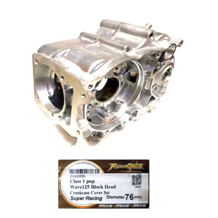 EX5 CLASS 1 CRANKCASE PNP BLOCK HEAD W125 FURIOUS ONCE RACING (DIAMETER ...