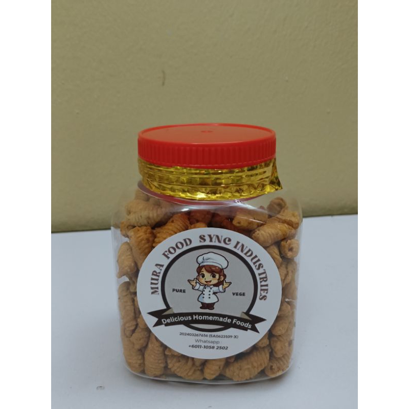 Kuih siput pedas & manis.. Homemade.. VEGE.. | Shopee Malaysia