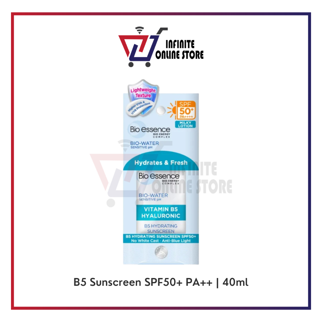 BIO-ESSENCE Bio-Water Hydrating B5 Sunscreen SPF50 (40ml) | Shopee Malaysia