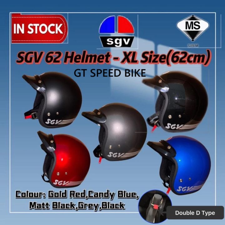 SGV 62 SPECIAL OPEN FACE HELMET (XL) | Shopee Malaysia