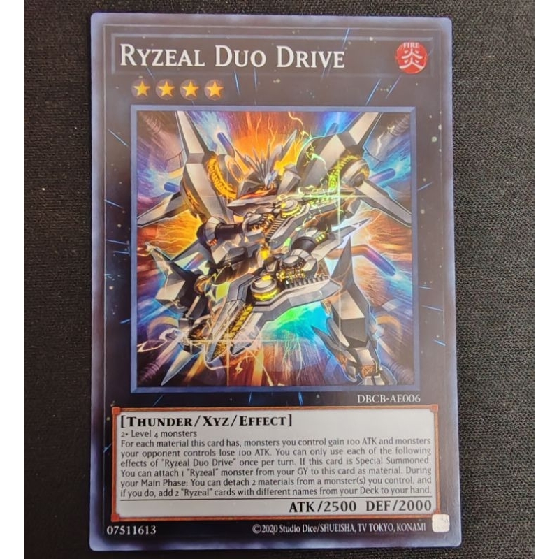 YUGIOH DBCB-AE006 Ryzeal Duo Drive[SR] | Shopee Malaysia