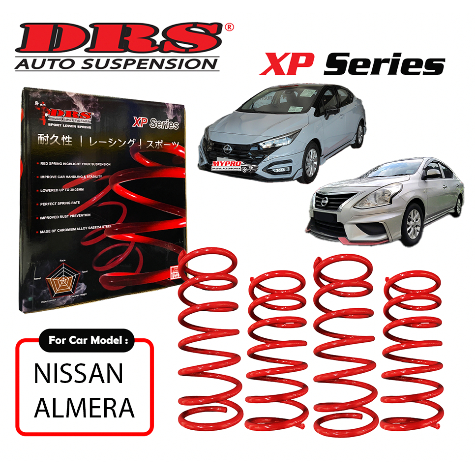 🔥DRS XP SERIES SPORT LOWER SPRING NISSAN ALMERA | Shopee Malaysia