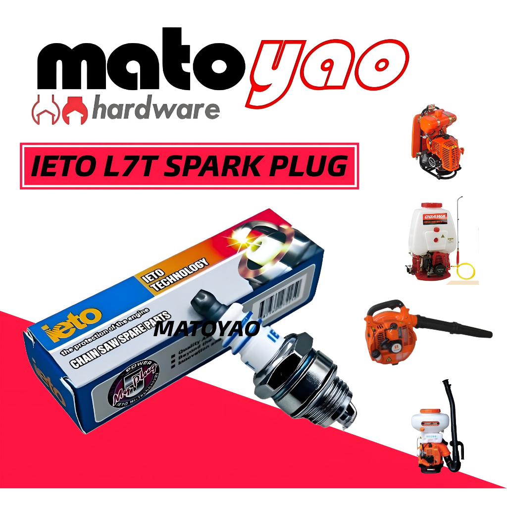1PCS SPARK PLUG ENJIN MESIN RUMPUT / BRUSH CUTTER / HAND BLOWER ...