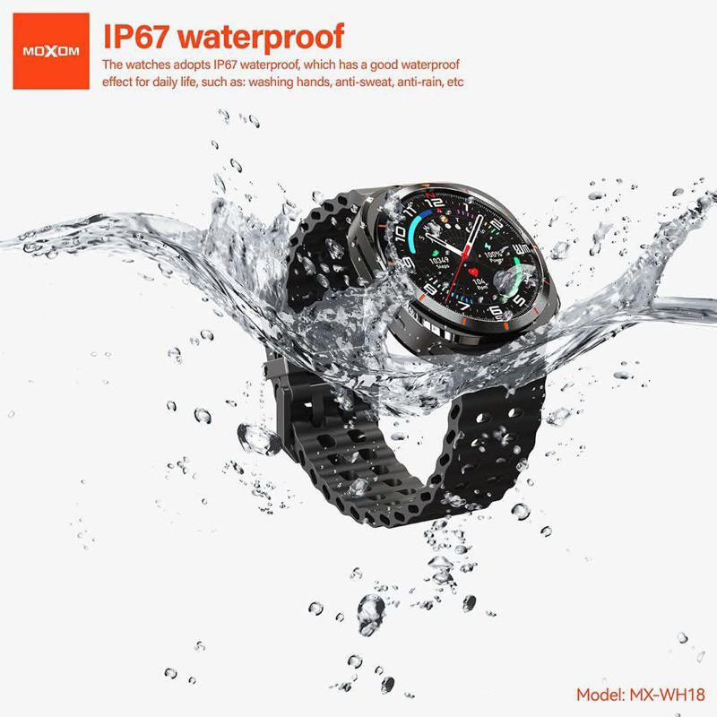 MX-WH18 MOXOM ZINC ALLOY PROCESS /SPEARHEAD SMARR SPORT WATCH | Shopee Malaysia