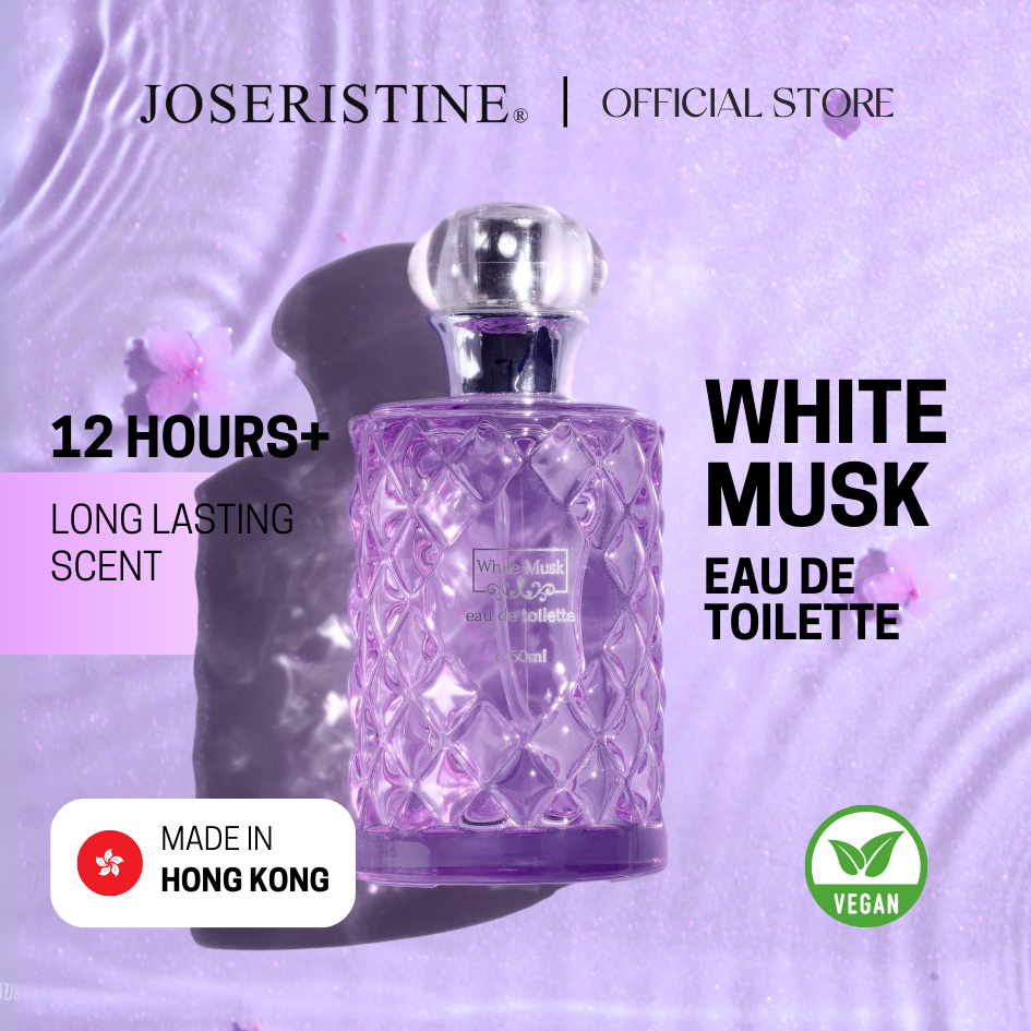 JOSERISTINE White Musk Eau De Toilette 60ml/Long Lasting Perfume ...