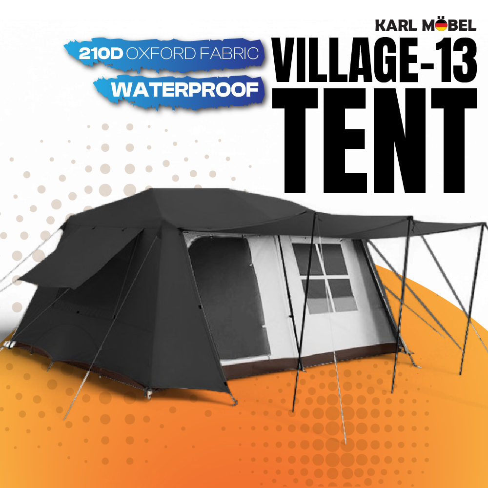 Khemah Camping Automatik Tent Village-13 Automatic Tent Family Camping ...