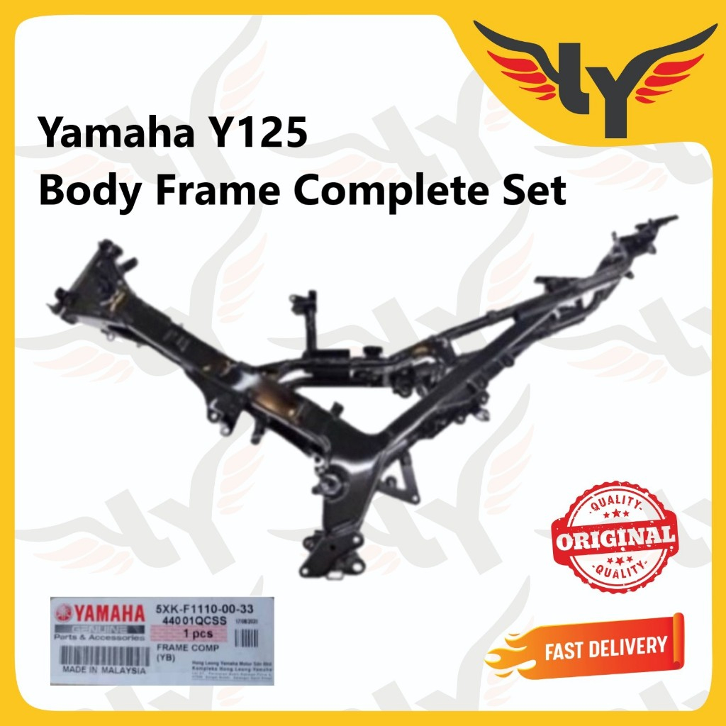 Yamaha Y125 Body Frame Complete Set - 5XK-F1110-00-33 (100% Original ...