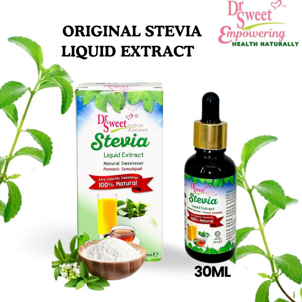 Dr Sweet 30ml Stevia Extract Liquid Drops / Dr Sweet Ekstrak Stevia ...