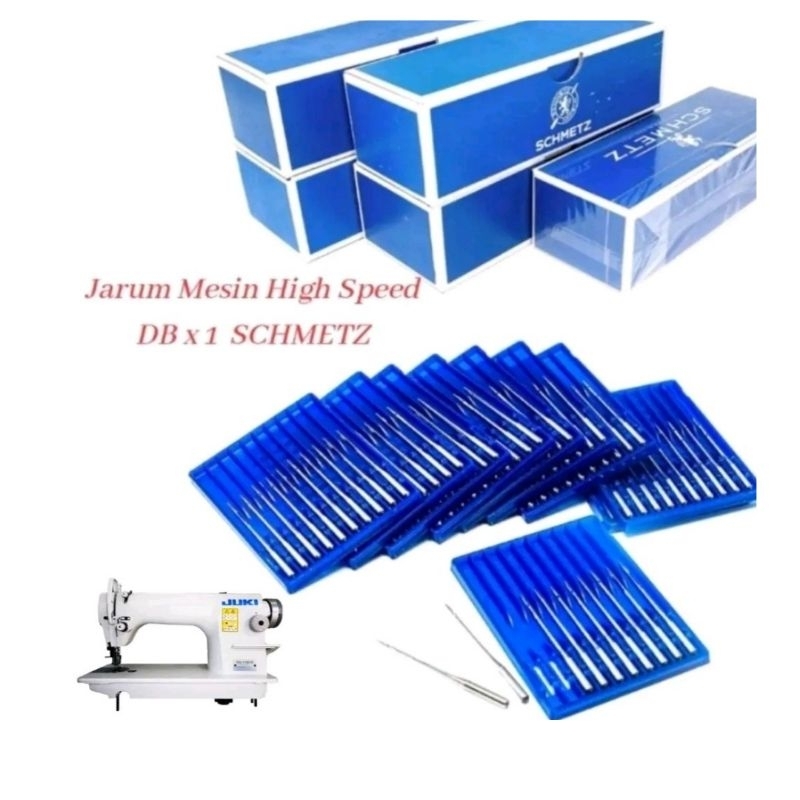 SCHMETZ DBx1 Needles Jarum Mesin Jahit Jarum Mesin High Speed Jarum Mesin Industri Sewing ...