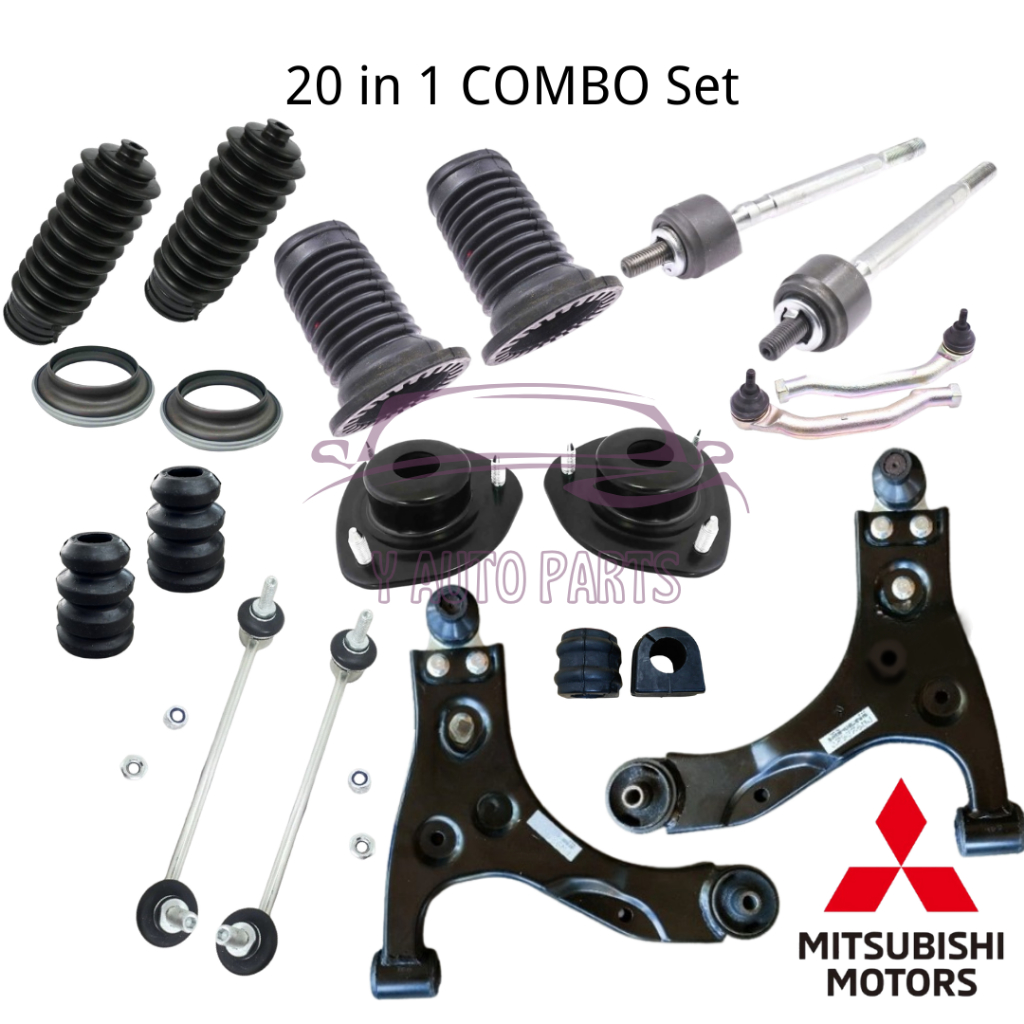 [20 IN 1 SET] Front Lower Arm Absorber Mounting Link Bush Stabilizer ...