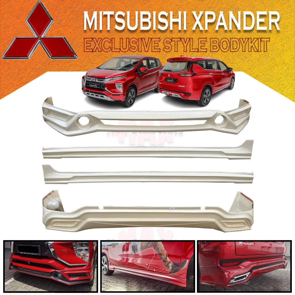 MITSUBISHI XPANDER 2020-2021 EXCLUSIVE STYLE FULLSET BODYKIT (EXCLUSIVE ...