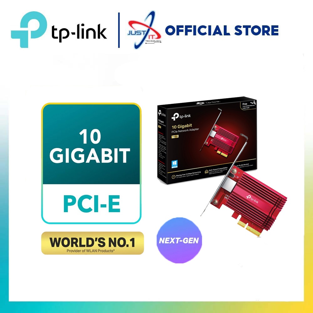 TP-LINK 10 Gigabit PCI Express Network Adapter LAN Card(10G Internet ...