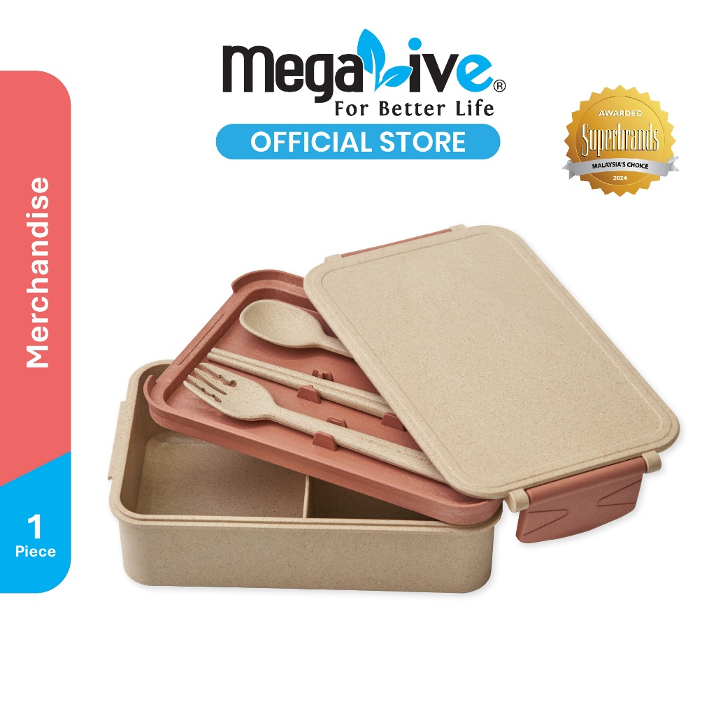 MegaLive Merchandise Eco Husk Rice Husk Lunch Box | Shopee Malaysia
