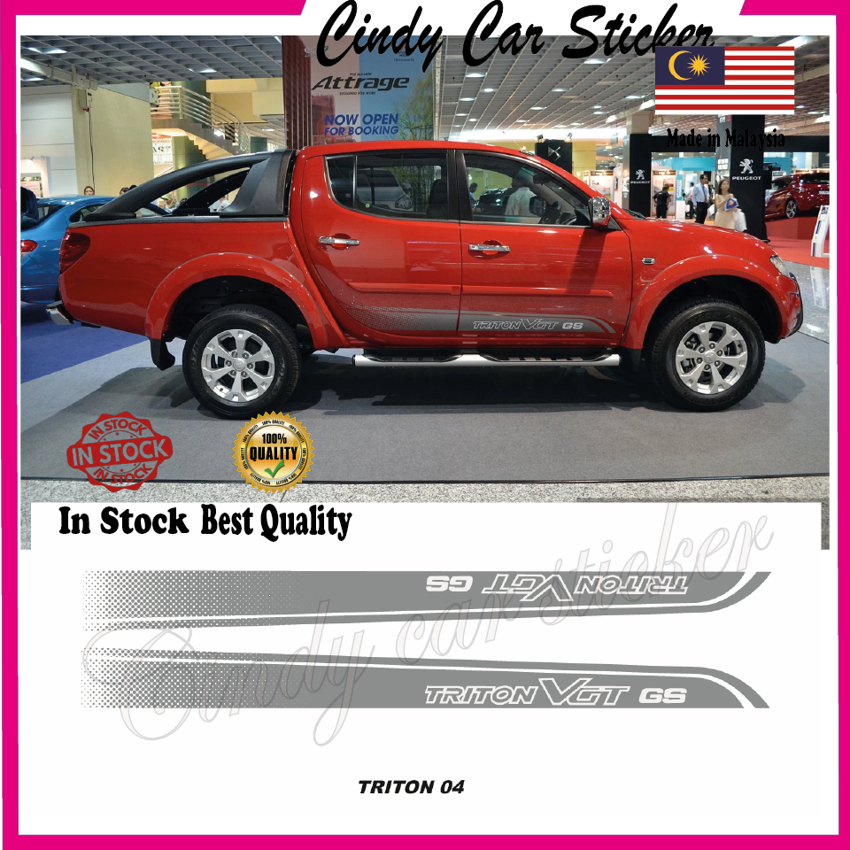 Mitsubishi Triton VGT body sticker | Shopee Malaysia