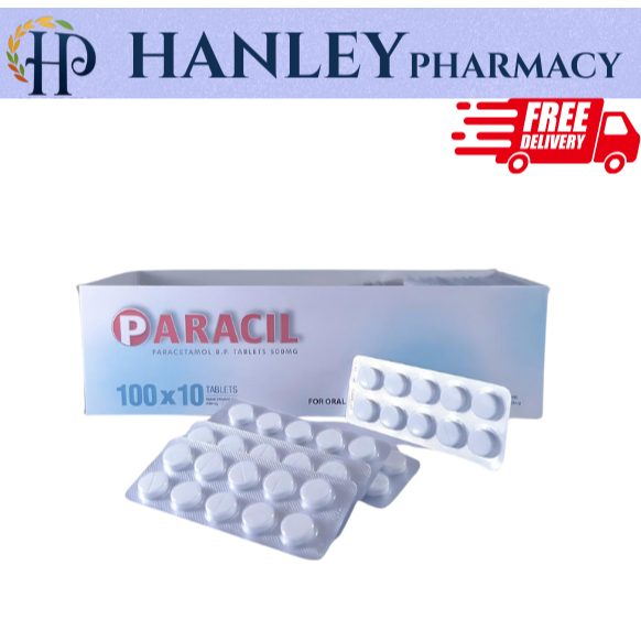 PARACIL PARACETAMOL 500MG 1000'S/BOX | Shopee Malaysia