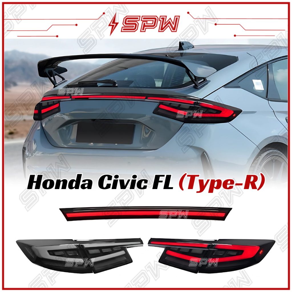 Honda Civic Hatchback 2022-2025 FL1 FL4 FL5 Type-R Taillamp Taillight ...