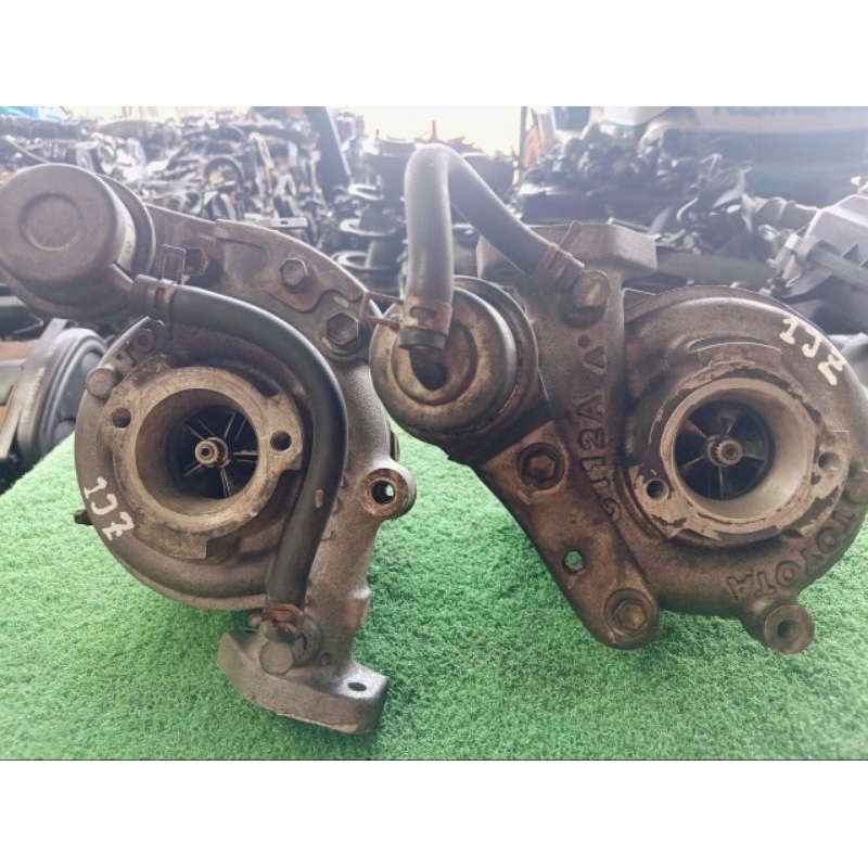 TOYOTA 1JZ CT12A TWIN TURBO CHARGE SET USED | Shopee Malaysia
