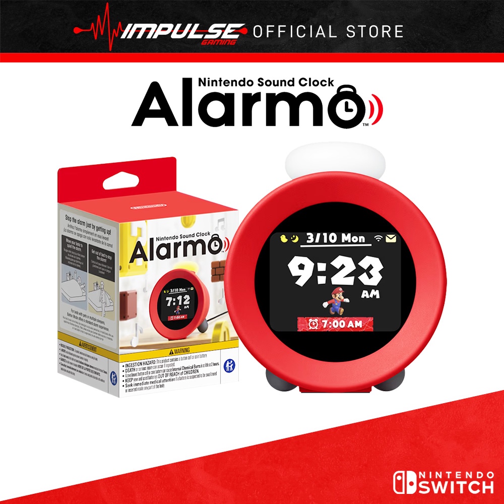 Nintendo Sound Clock Alarmo (Make waking up fun with Nintendo Sound ...