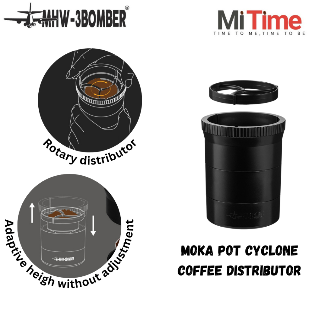 (for Moka Pot) MHW-3BOMBER Bomber Moka Pot Cyclone Powder Dispenser ...