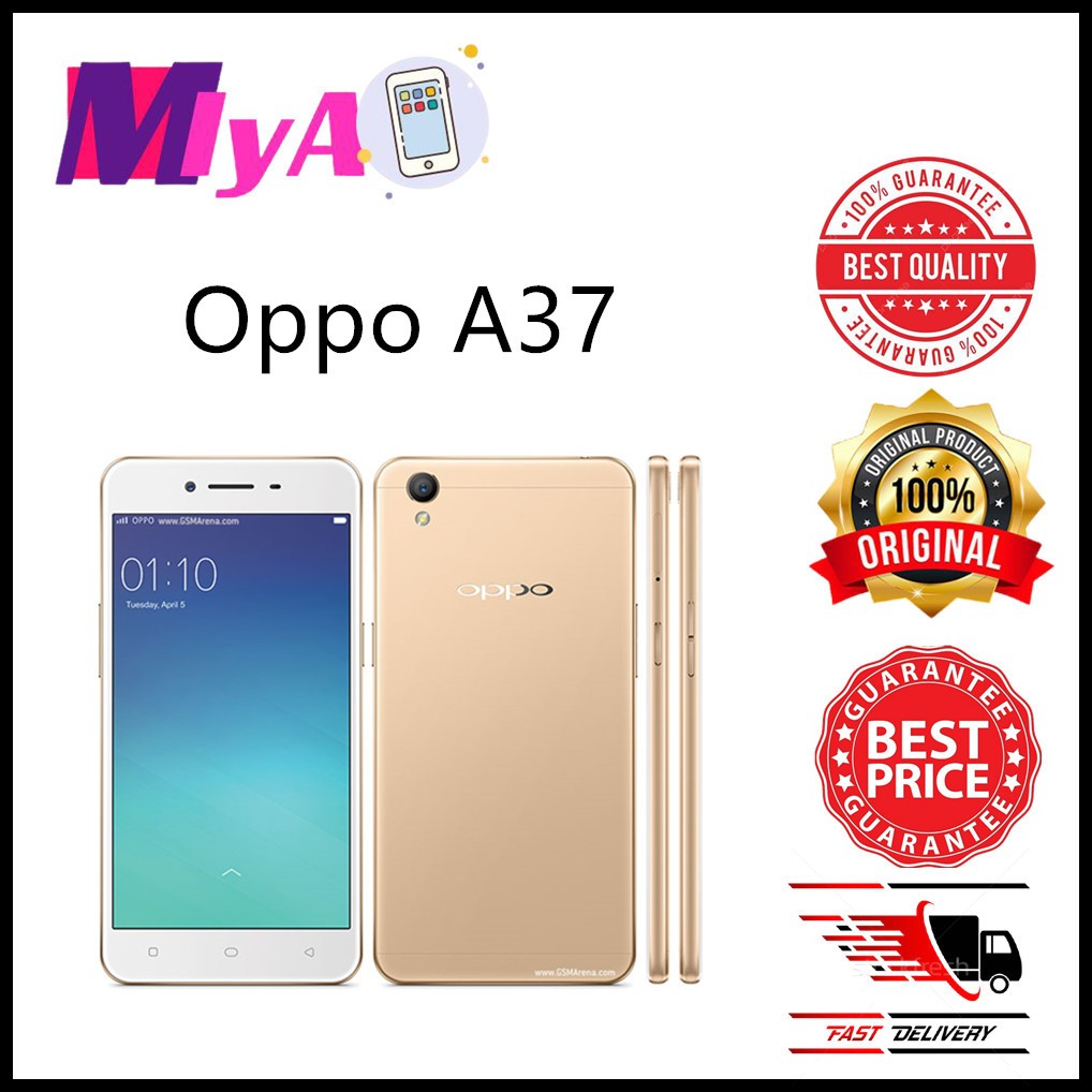 Oppo A37 - Used Condtion (2GB RAM + 16GB ROM ) 5.0 Inches 8MP LTE Original SmartPhones | Shopee ...