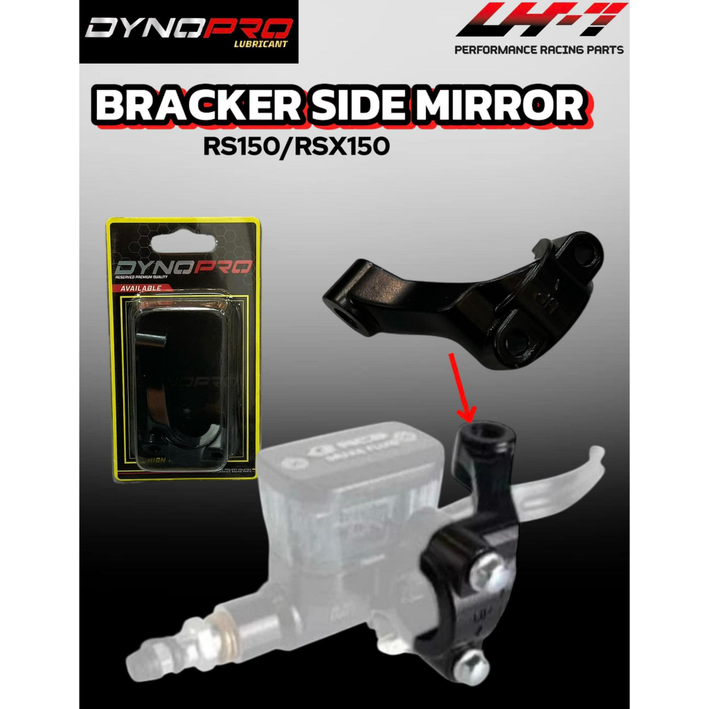 DYNOPRO RS150 RSX150 BRAKE MASTER SIDE MIRROR BRACKET (FOR SAME AS MODEL RCB E3 MASTER TO RS150 ...