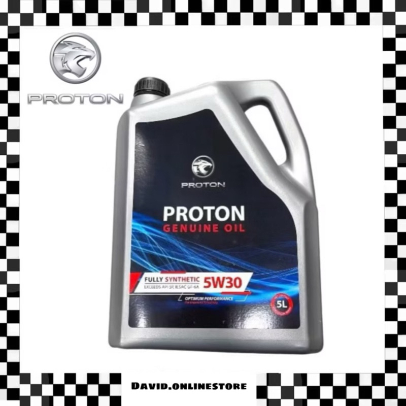 Proton SN 5W30 Fully Synthetic Engine Oil 5L For Campro Saga Persona ...