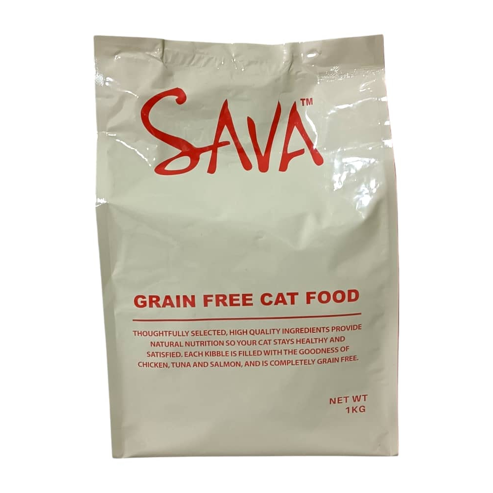 SAVA Grain Free Cat Food 1kg (Chicken, Tuna & Salmon) | Shopee Malaysia