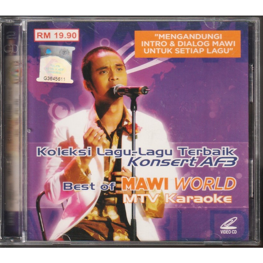 VCD BEST OF MAWI WORLD MTV KARAOKE : 2 DISC ( ORIGINAL VIDEO CD ...