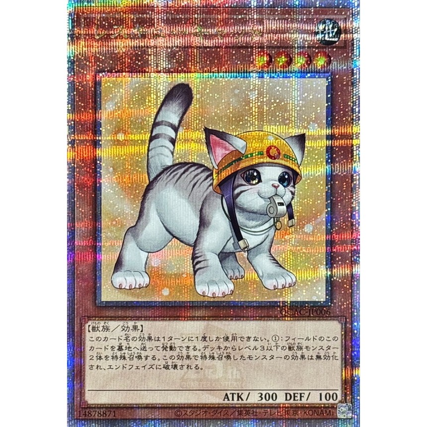 QCAC-JP006 Rescue Cat Alternate Art Parallel Yugioh Japanese | Shopee Malaysia