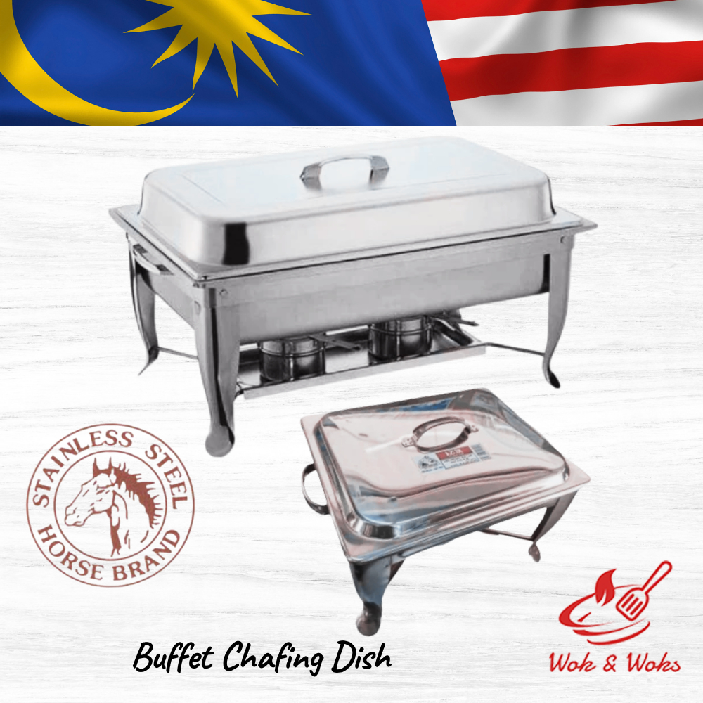 Horse Brand Buffet Chafing Dish / Bekas Makanan Katering Jenema Horse ...