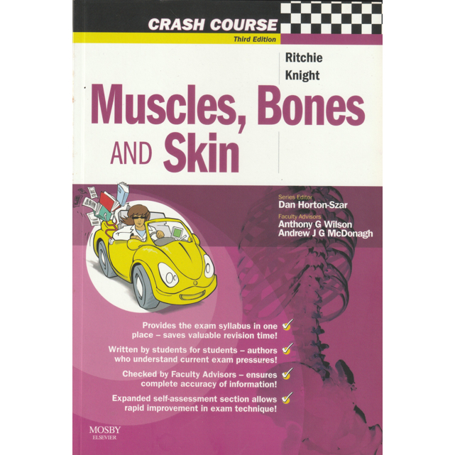 Crash Course: Muscles, Bones and Skin 3rd Edition | Shopee Malaysia