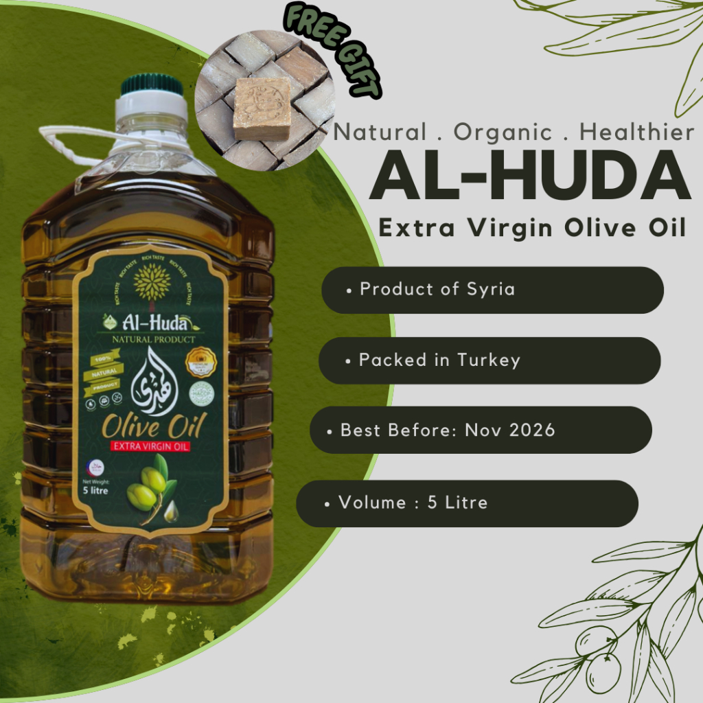 Al Huda Minyak Zaitun Extra Virgin l Produk Turki l 5L | Shopee Malaysia