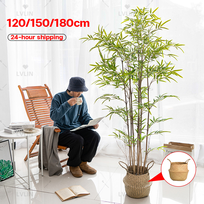 【Hantar pasu bunga】Artificial Plants 180/150/120cm Artificial bamboo ...