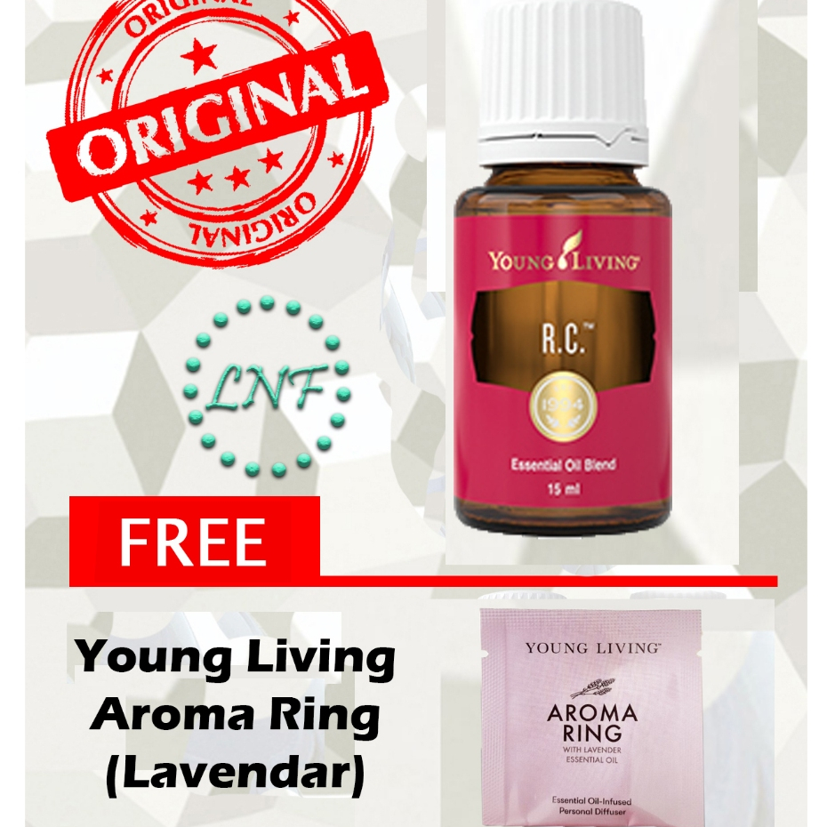 YL Young Living RC / R.C. Essential Oil (15ml) + Free Aroma Ring with ...