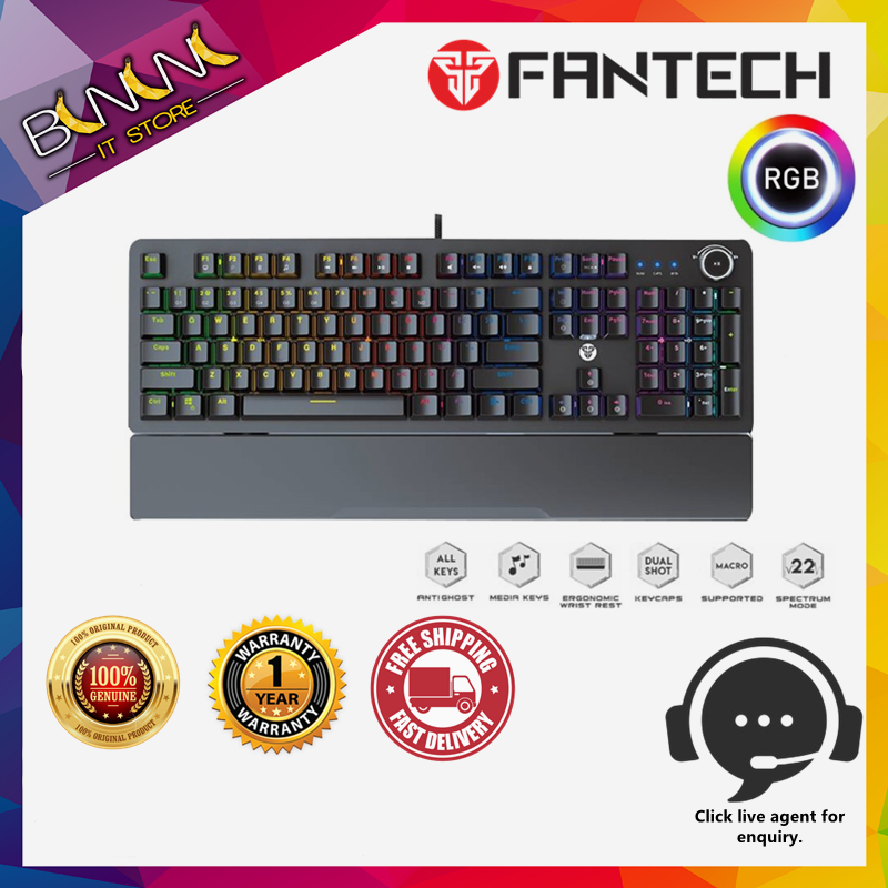 Fantech MK853 MaxPower RGB Mechanical Switch Gaming Keyboard | Shopee ...