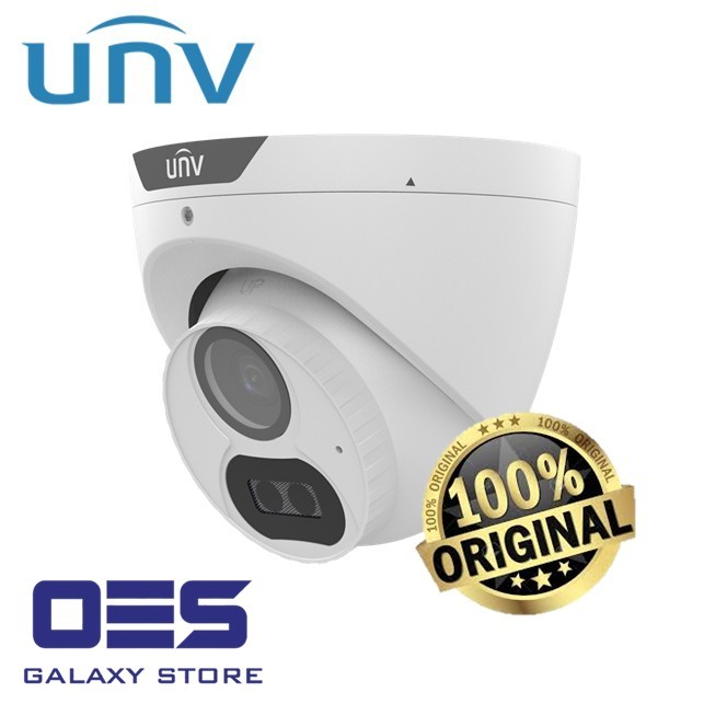 UNIVIEW UAC-T122-AF28LM Analog 2MP Fixed 2.8mm Lens LightHunter Built-in Mic 4 IN 1 IR Turret ...