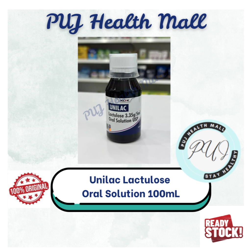 Unilac Lactulose 3.35g/5mL Oral Solution 100mL | Shopee Malaysia
