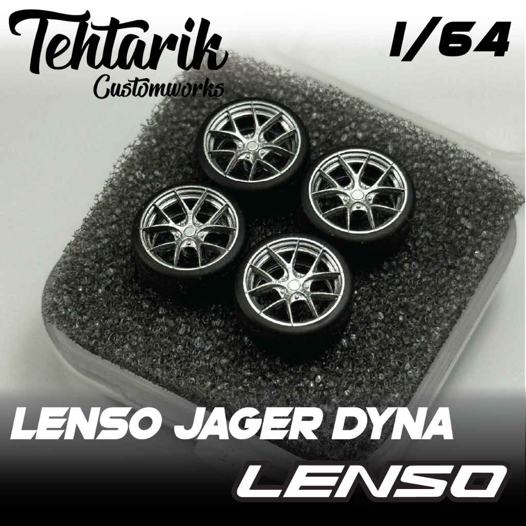 Lenso Jager Dyna Resin Rims 1:64 Scale 9mm 10mm | Shopee Malaysia