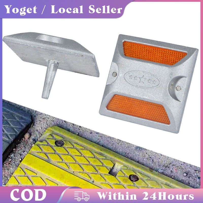 Ground Marker Road Reflector / Reflective Aluminum Road Stud / Road ...