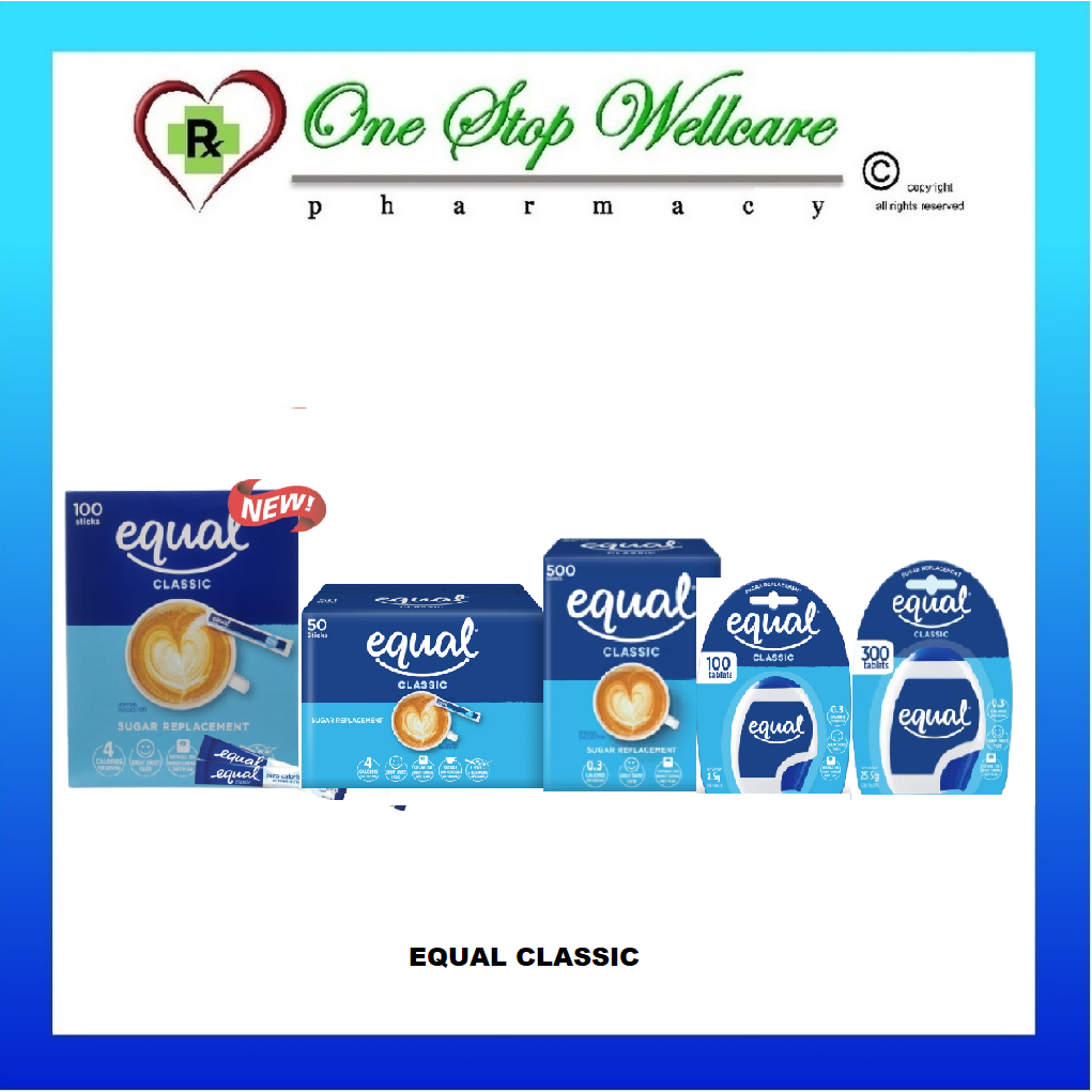 EQUAL KLASIK 500 TABLET / 100'S/ 50'S / 100'S TAB / 300S TAB / EQUAL ...