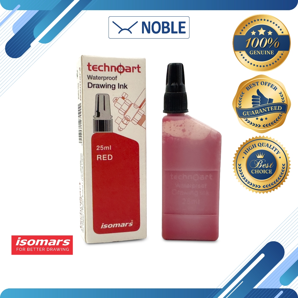 Isomars Technoart Waterproof Technical Drawing Ink (25 ml) | Shopee ...